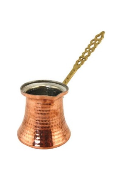 Kutlu El Işçiliği Dövme Bakır Cezve