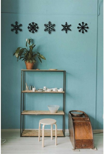 Güneş Lazer Kar Taneleri Duvar Dekoru Ahşap Duvar Süsü Duvar Tablosu