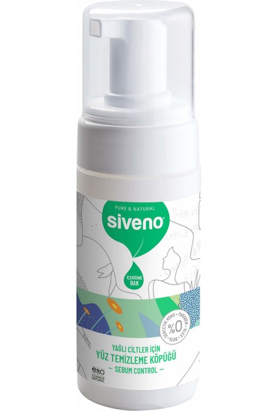 Siveno Doğal Yüz Temizleme Köpüğü 100 ml