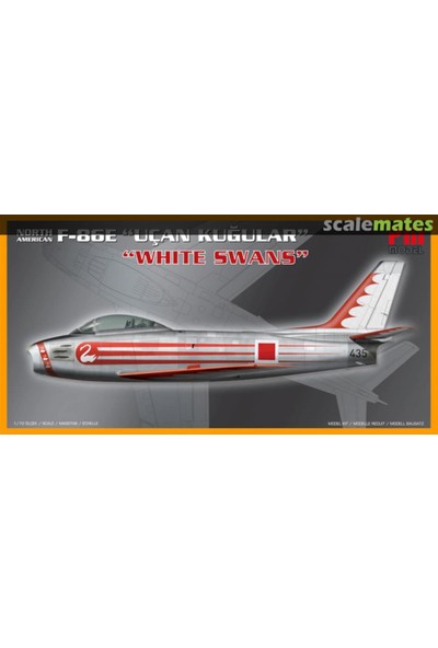 Pm Model North American F-86E White Swans Model Uçak 1:72 N:PM-208
