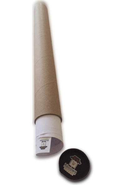Aboowe Kapaklı Silindir Kutu Rulo Gönderi Tüpü 5 x 90 cm 5 Adet Aboowe Kapaklı Silindir Kutu Rulo Gönderi Tüpü 5 x 90 cm 5 Adet
