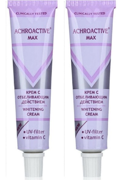 Achroactive Max Vitamin C Leke Giderici ve Beyazlatıcı Krem 2 x 45 ml