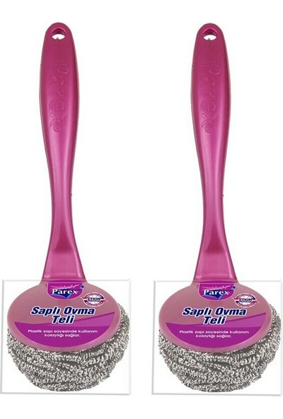 Parex Çok Amaçlı Saplı Ovma Teli 2'li Paket