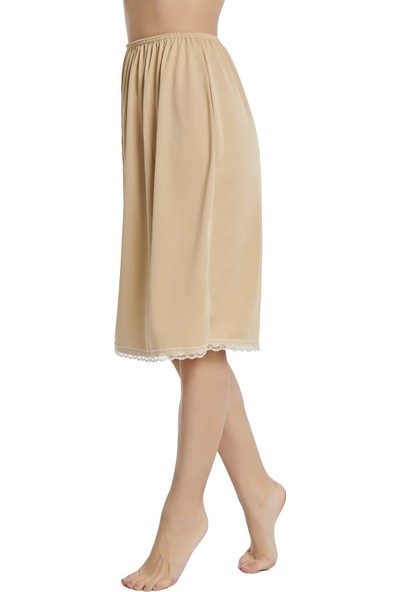 Ersoy Collection Kadın Bej Dantelli Midi Jupon Ersoy Collection Kadın Bej Dantelli Midi Jupon