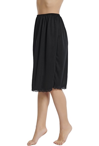 Ersoy Collection Kadın Siyah Dantelli Midi Jupon Ersoy Collection Kadın Siyah Dantelli Midi Jupon