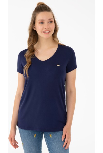 U.S. Polo Assn. Lacivert T-Shirt Basic 50238030-VR033