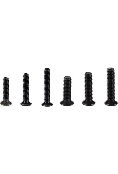 OEM 60 Adet 10-12-14-16MM Laptop Vidası Kilitli Poşetli