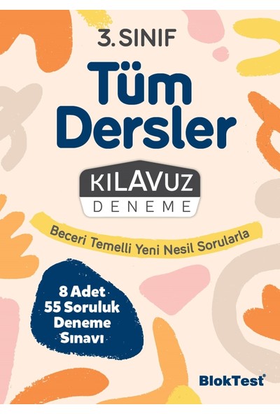 Bloktest Yayınları 3. Sınıf Tüm Dersler Kılavuz Deneme Bloktest Yayınları 3. Sınıf Tüm Dersler Kılavuz Deneme