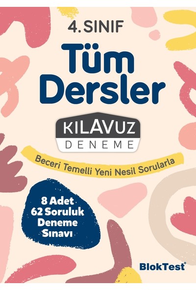 Bloktest Yayınları 4. Sınıf Tüm Dersler Kılavuz Deneme Bloktest Yayınları 4. Sınıf Tüm Dersler Kılavuz Deneme
