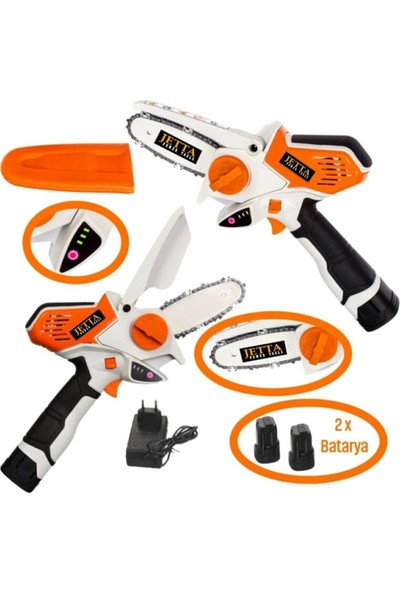 Jetta Power Tools Akülü Bıçkı Ağaç Kesme Dal Kesme Makinası Jetta Power Tools Akülü Bıçkı Ağaç Kesme Dal Kesme Makinası