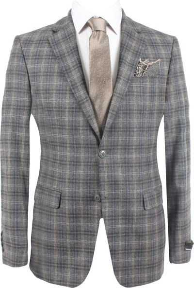 Ysf Klasik Yünlü Ekose Spor Ceket 041 Ysf Klasik Yünlü Ekose Spor Ceket 041