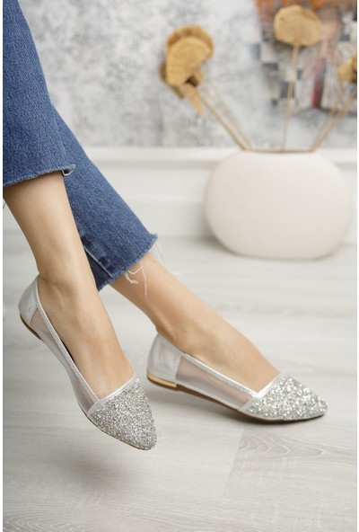 Gimer Avm Taşlı Gümüş Babet