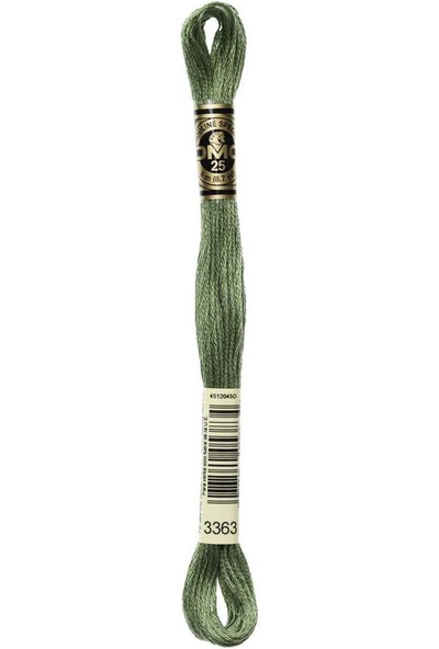 Dmc Muline -Goblen Nakış Ipiliği 8 Metre 3363