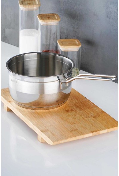 Acar Karat 16 cm. Mini Derin Kaçerola Sütlük Saplı Çelik Tava 16473 Acar Karat 16 cm. Mini Derin Kaçerola Sütlük Saplı Çelik Tava 16473