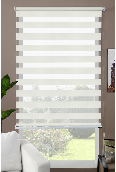 Pierre Cardin Zebra Perde Ekru 230X200 Pierre Cardin Zebra Perde Ekru 230X200