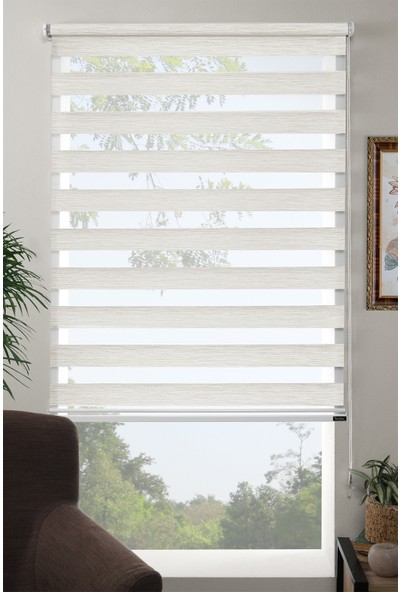 Pierre Cardin Bambu Zebra Perde Krem 70X200 Pierre Cardin Bambu Zebra Perde Krem 70X200