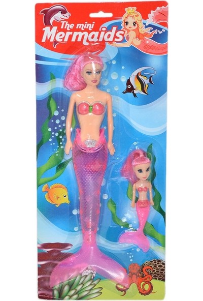 Merkez Oyuncak Kartela 2'li Işıklı Deniz Kızı