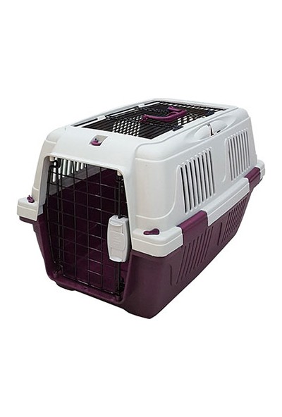 Strong Pet Taşıma Üstten Açılır 50X33X29 cm Bordo