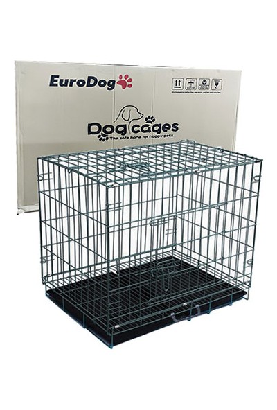 Eurodog Köpek Kafesi Siyah Dövme 107X70X77 cm Eurodog Köpek Kafesi Siyah Dövme 107X70X77 cm
