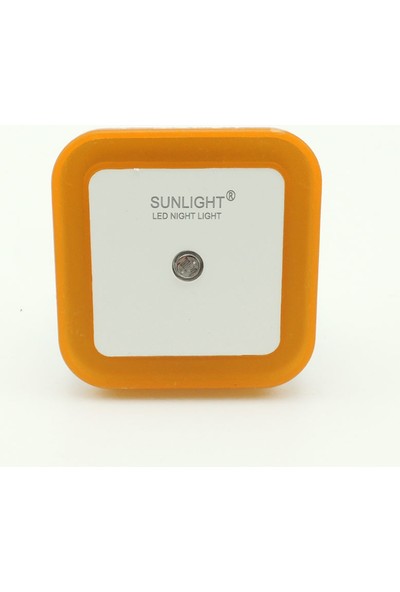 Sunlight Kare LED Gece Lambası 0,5W Tasarruflu Işıklı Fişli Fotosel Sensörlü Sunlight Kare LED Gece Lambası 0,5W Tasarruflu Işıklı Fişli Fotosel Sensörlü