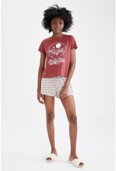 Defacto Harry Potter Lisanslı Pijama Takımı U7685AZ21SM