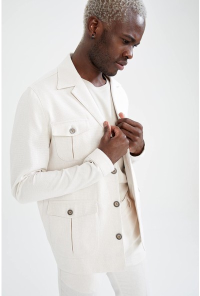 Defacto Regular Fit Blazer Ceket U8686AZ21SM