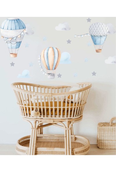 Piksel Grafik Gökyüzü Gezintisi Çocuk Odası Duvar Sticker Piksel Grafik Gökyüzü Gezintisi Çocuk Odası Duvar Sticker
