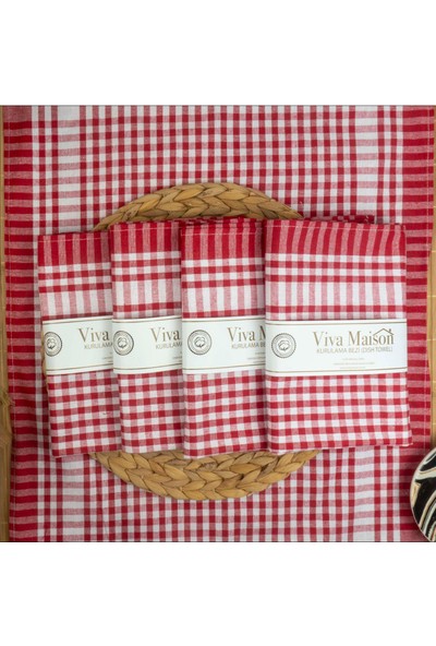 Vivamaison 5'li Kurulama Bezi Mutfak Peçetesi 50X70 cm Vivamaison 5'li Kurulama Bezi Mutfak Peçetesi 50X70 cm