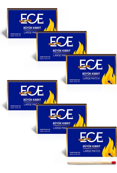 Ece Ekstra Uzun Kibrit 6'lı
