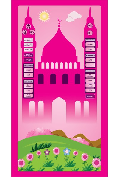 İhvan Online Benim Seccadem Çocuklar Için Sesli Konuşan Namaz Kıldıran Seccade Pembe İhvan Online Benim Seccadem Çocuklar Için Sesli Konuşan Namaz Kıldıran Seccade Pembe