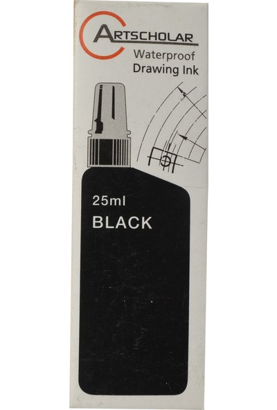 Vox Art Artscholar Rapido Mürekkebi 25ML Siyah Vox Art Artscholar Rapido Mürekkebi 25ML Siyah