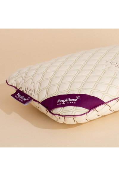 Papıllow Innovation Organic Cotton Lateks Yastık King 60*40*15 Square Papıllow Innovation Organic Cotton Lateks Yastık King 60*40*15 Square
