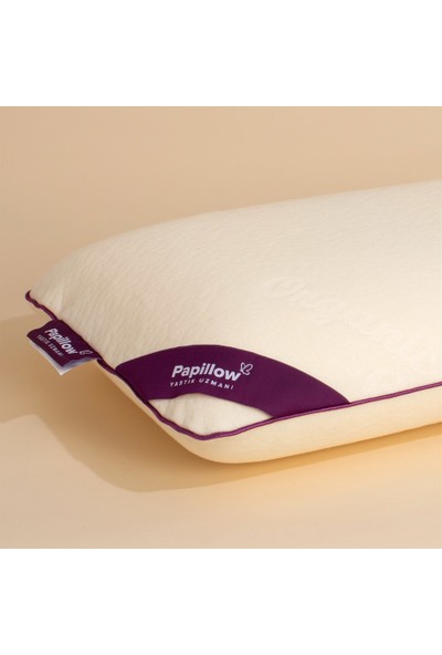 Papıllow Innovation Organic Cotton Lateks Yastık King 60*40*15 Yellow
