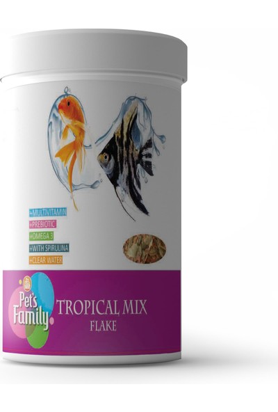 Pets Family Tropıcal Mıx Flake 250ML/30G