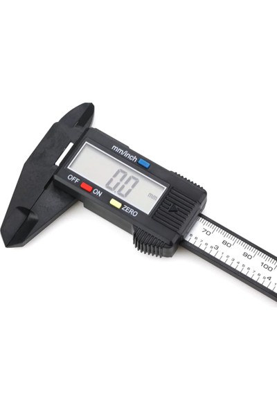 Molix Dijital Kumpas Çap Kalınlık Derinlik Ölçer Hassas Ölçüm 150 mm +1 Pil Hediye Molix Dijital Kumpas Çap Kalınlık Derinlik Ölçer Hassas Ölçüm 150 mm +1 Pil Hediye