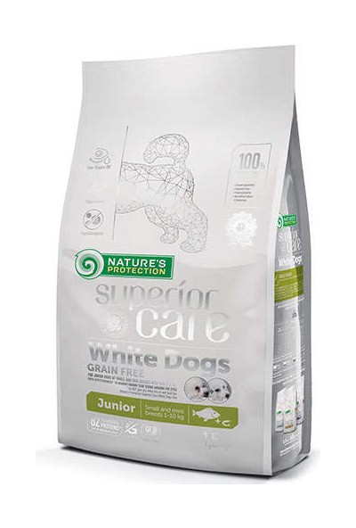 Natures Protection Natures P. White Dog Balıklı Tahılsız Junior Köpek Maması 1,5 kg