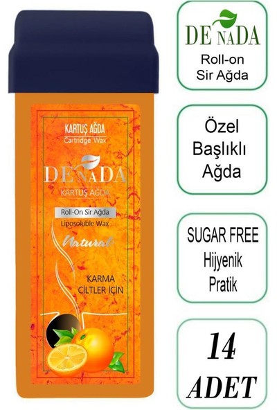 Easyso 14 Adet Natural Roll-On, Karma Ciltler, 4 Hafta Etkili Pürüssüz Cilt Için Ağda Rolon Easyso 14 Adet Natural Roll-On, Karma Ciltler, 4 Hafta Etkili Pürüssüz Cilt Için Ağda Rolon