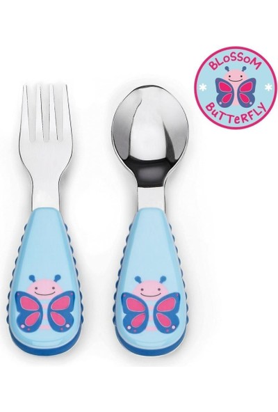 Skip Hop Zoo Çatal Kaşık Seti Kelebek