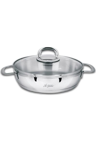 Aryıldız 24 Lük Basık Tencere Metal Sap