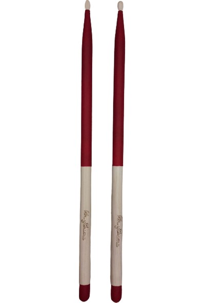 Pongee 5 A Baget Bateri, Davul Bageti Çift Renk Kırmızı