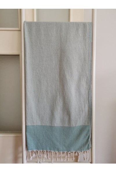 Melis Home Peştemal, Banyo Havlusu, Plaj Havlusu, Çift Yüz Petek Yeşil