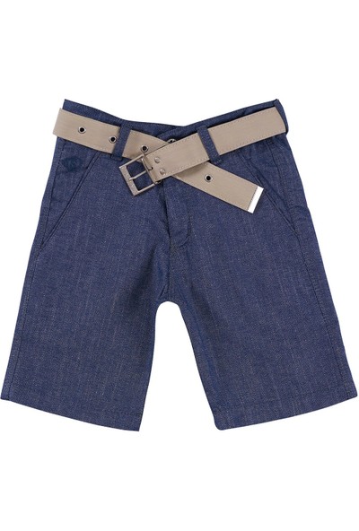 Zepkids Erkek Çocuk Kapri Kemerli Pitikare Desenli Zepkids Erkek Çocuk Kapri Kemerli Pitikare Desenli