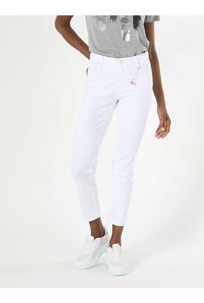 Colin's 703 Carla Orta Bel Düz Paça Slim Fit Jean Kadın Jean Pantolon Colin's 703 Carla Orta Bel Düz Paça Slim Fit Jean Kadın Jean Pantolon
