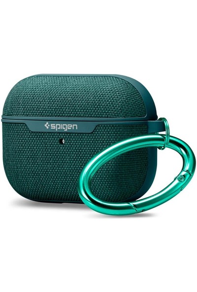 Spigen Apple AirPods Pro Kılıf Urban Fit Dokuma Midnight Green - ASD00825 Spigen Apple AirPods Pro Kılıf Urban Fit Dokuma Midnight Green - ASD00825