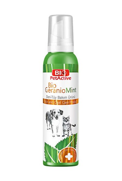 Bio Pet Active Biopetactive Geraniomint Kedi ve Köpek Deri ve Tüy Bakım Spray 100 ml