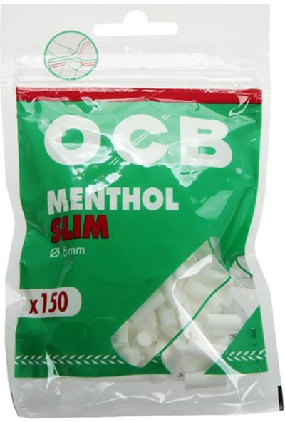 Ocb Slim Mentollü Tutun Filtresi Ocb Sigara Sünger Ağızlık Zıvana Ocb Slim Mentollü Tutun Filtresi Ocb Sigara Sünger Ağızlık Zıvana