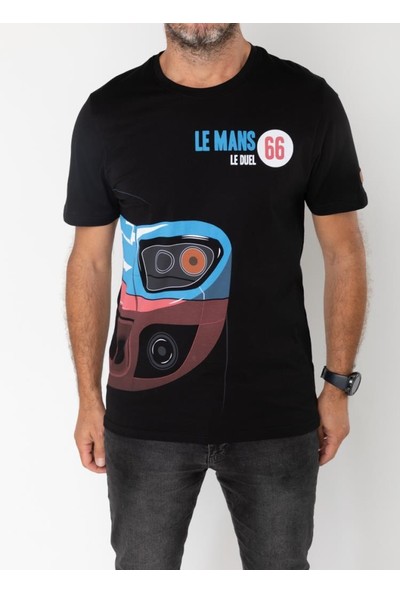 Ral Sport 95300 Le Mans Erkek O Yaka Tişört Siyah