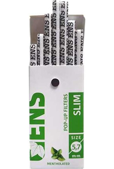 Ens Mentollü Tutun Filtresi Sigara Sünger Ağızlık Zıvana 5.7 mm Ens Mentollü Tutun Filtresi Sigara Sünger Ağızlık Zıvana 5.7 mm