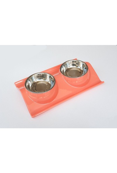 Haoer Kedi&köpek Eğimli Ikili Mama ve Su Kabı