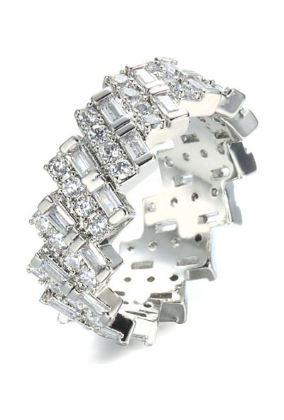 Chavin Komple Baget Taşlı Bayan Yüzük EN89BY Chavin Komple Baget Taşlı Bayan Yüzük EN89BY